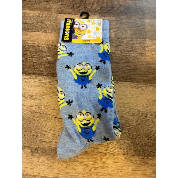 Nickelodeon | Underwear & Socks | Minions Light Blue Crew Socks Brand ...